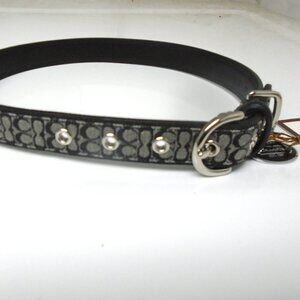 Coach | Dog | New Vintage Y2k Coach Leather Black Gray Jacquard ...